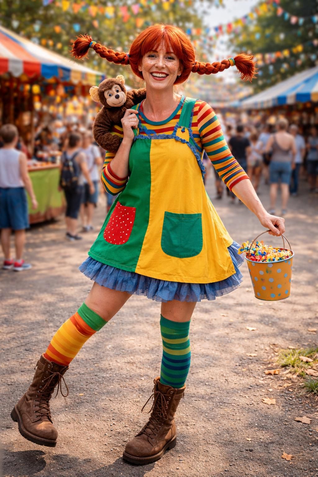 Wie Macht Man Ein Pippi Langstrumpf Kost 252 M Selbst Pippi Langstrumpf