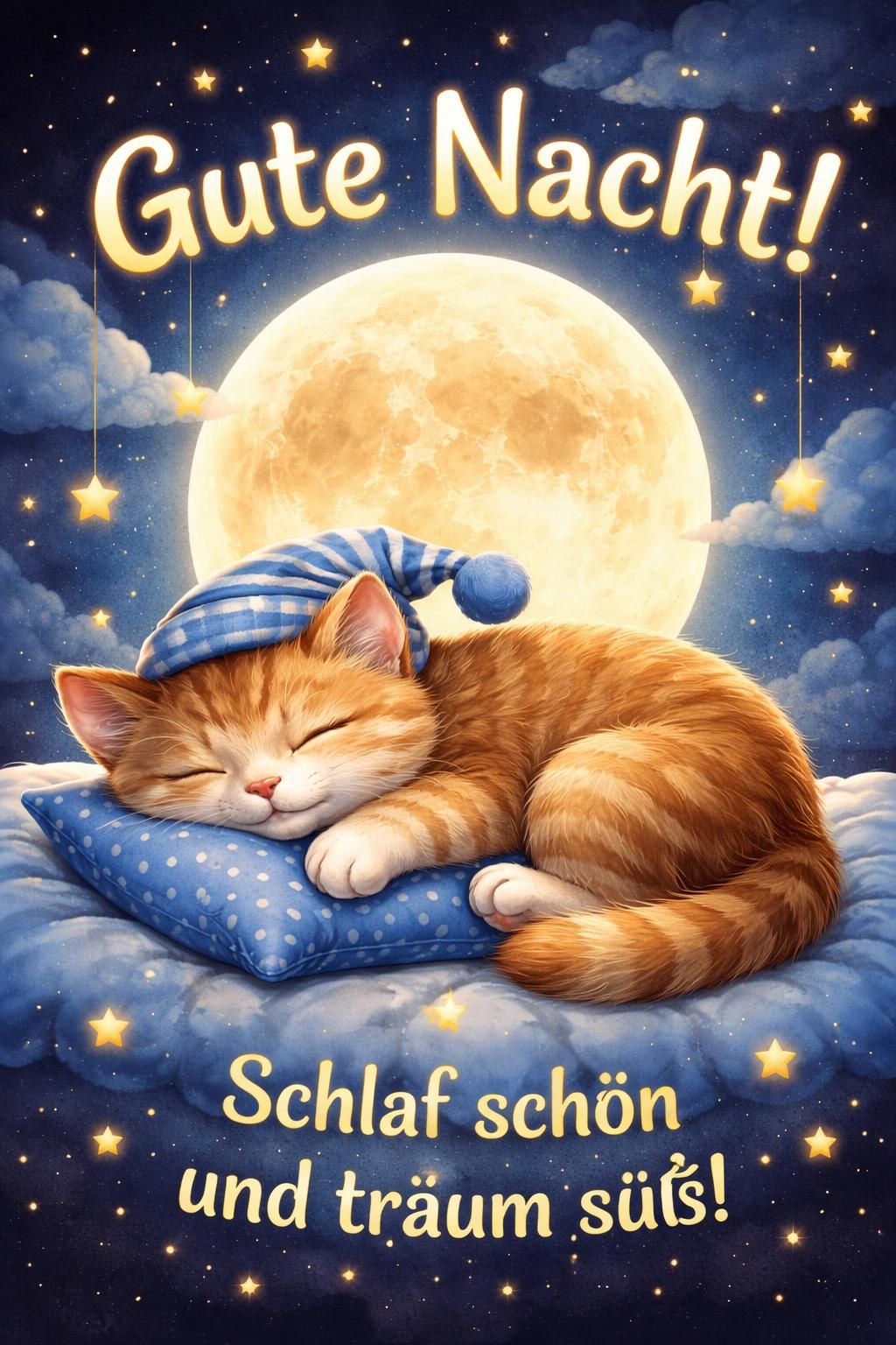 Gute Nacht Erholsamen Schlaf Bilder