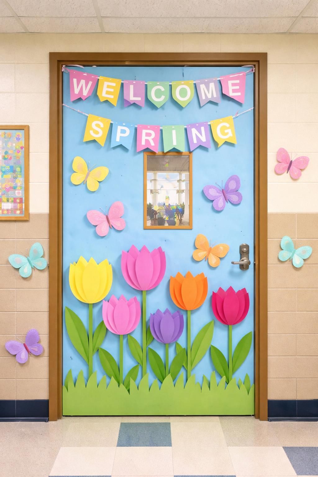 Welcoming Spring: A Fresh Look for Your Classroom Door